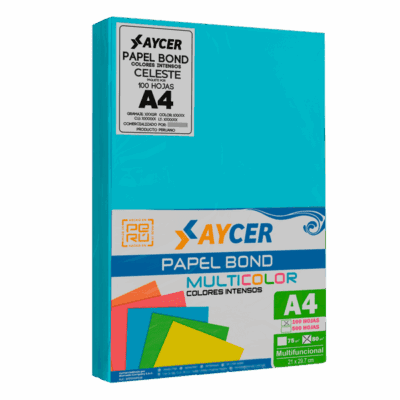 PAPEL BOND COLORES INTENSOS (NEÓN) 100 HOJAS 80 GR - PAMAC